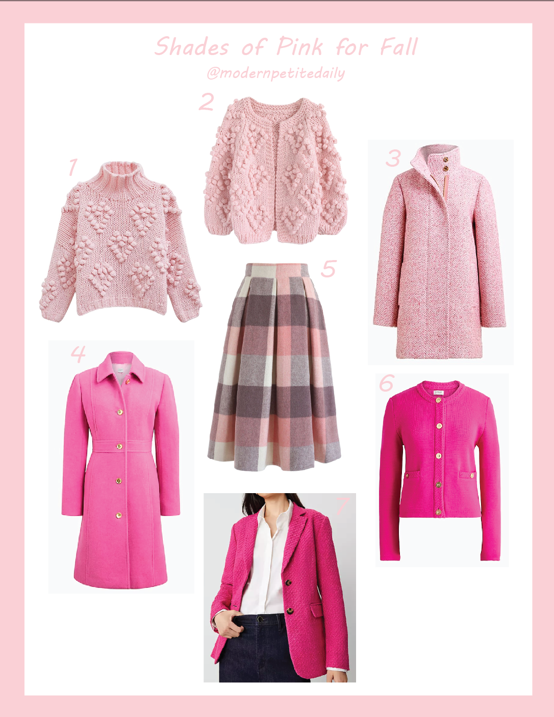 Shades of Pink for Fall – Modest Petite Daily