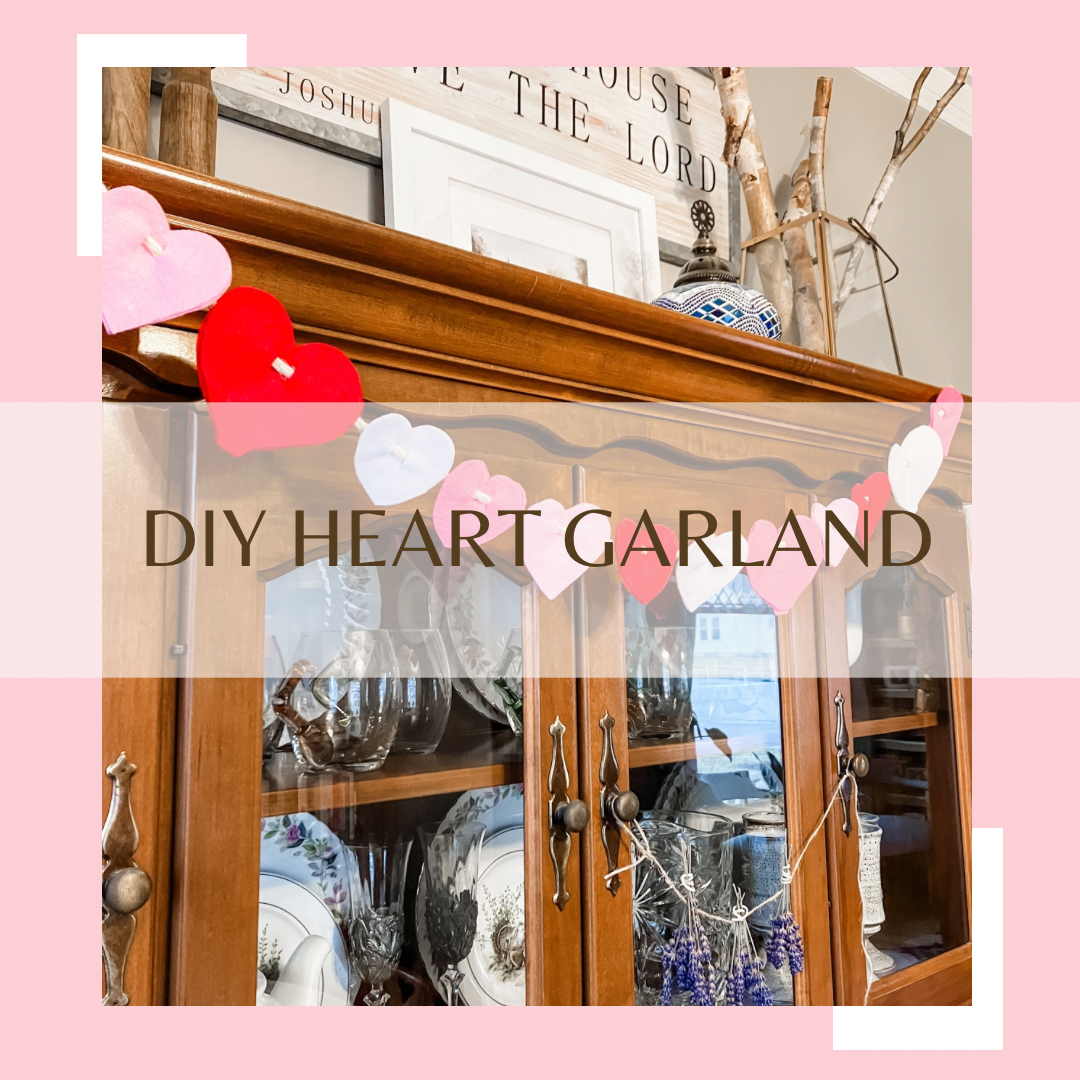 DIY Heart Garland – Modest Petite Daily