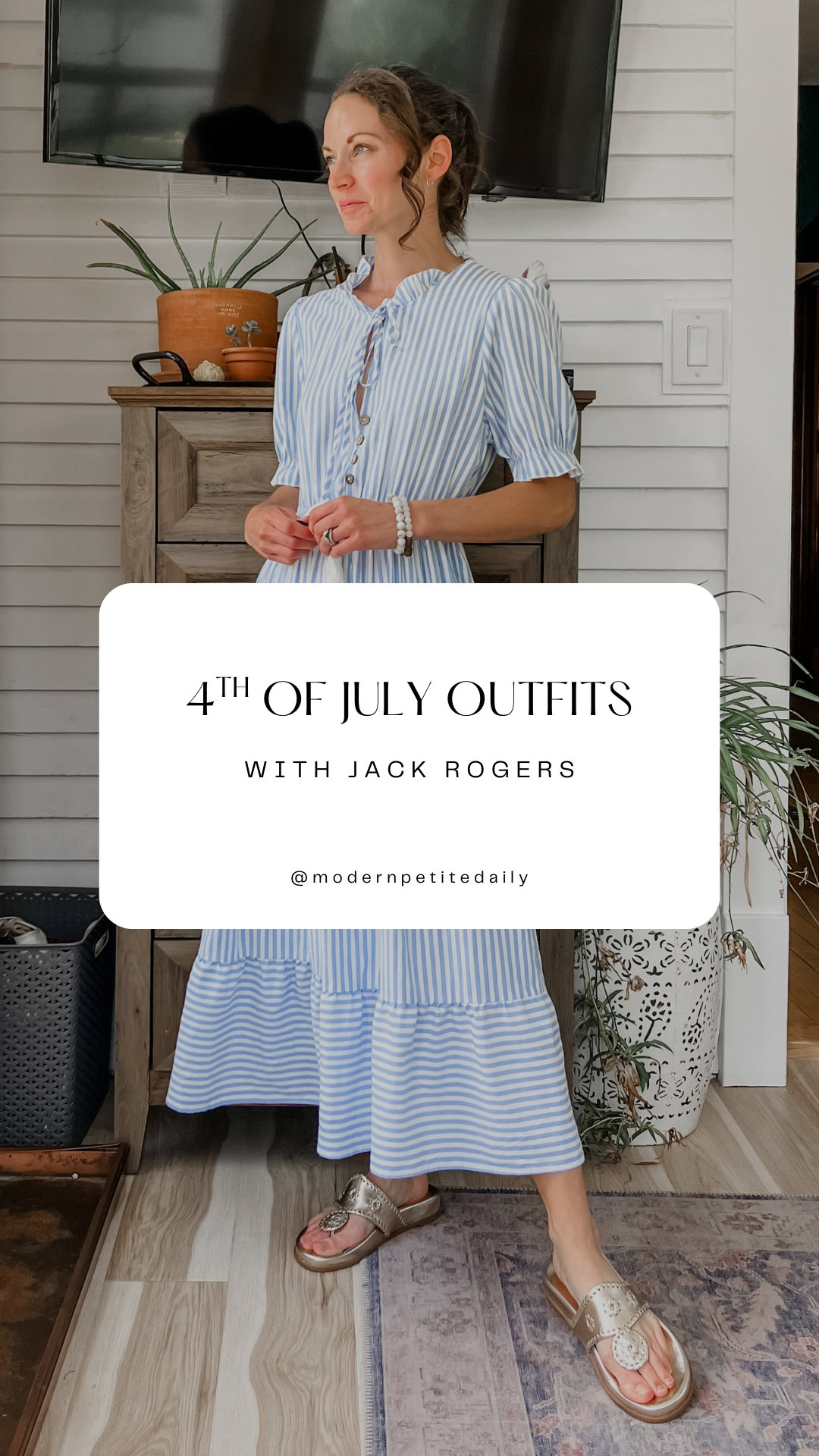 4th of July Outfits with Jack Rogers – Modest Petite Daily